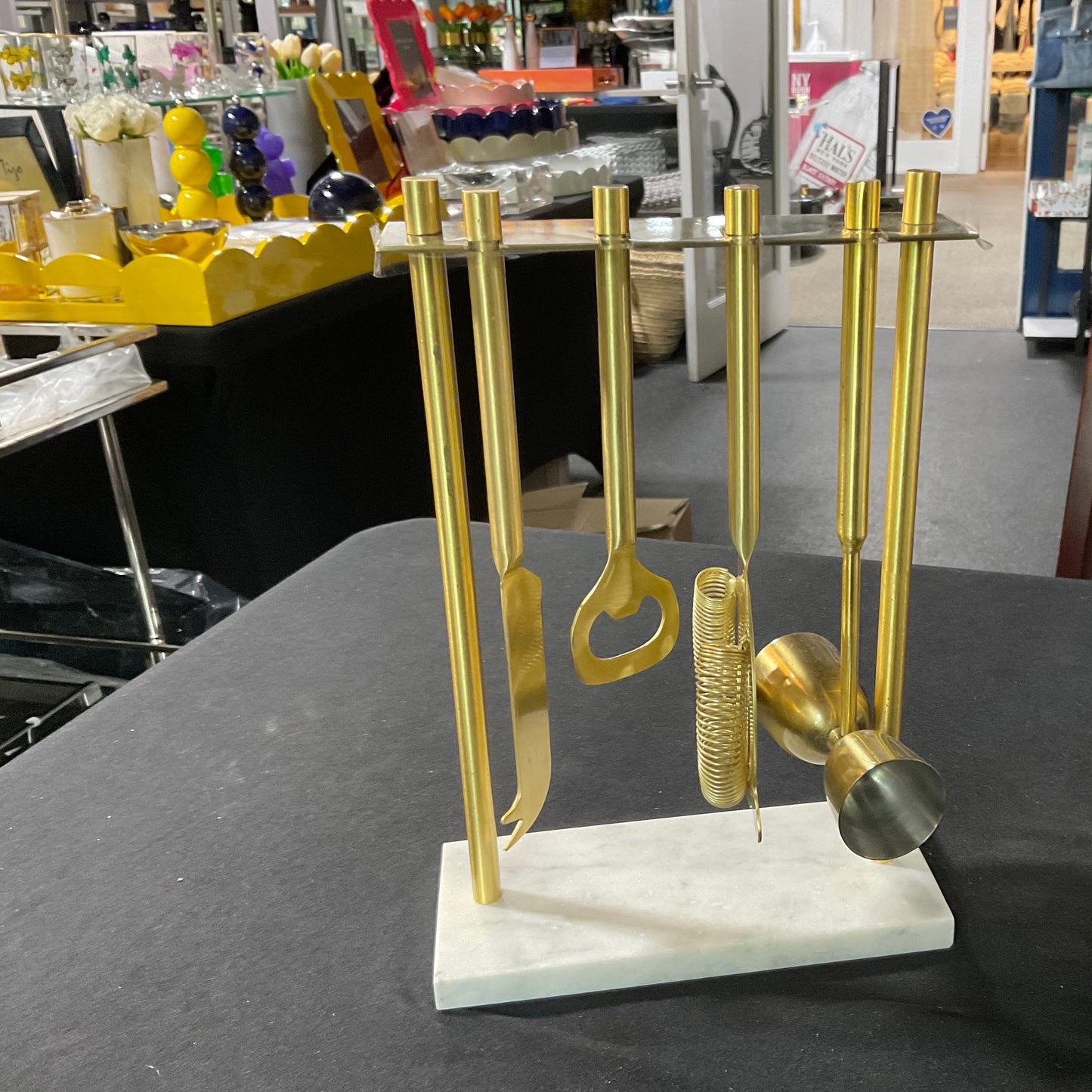 Gold Bar Set with Marble Stand – DeCorr & More